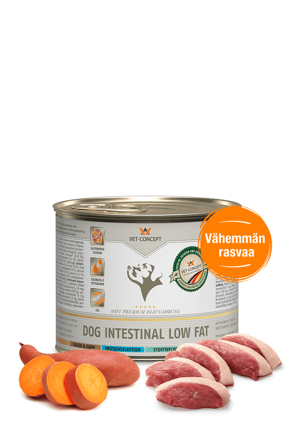 Vet Concept Dog Menu Intestinal Low Fat 6 x 400 g | VetaPet.com